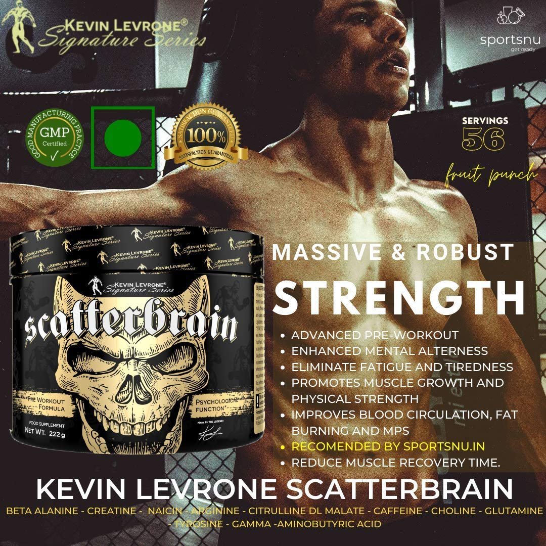 Kevin Levrone | Scatterbrain | The Strongest Pre Workout | 60 Servings ...